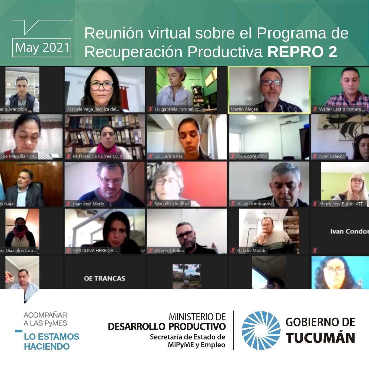 PROGRAMA DE RECUPERACIÓN PRODUCTIVA REPRO2 - Secretaría de Producción