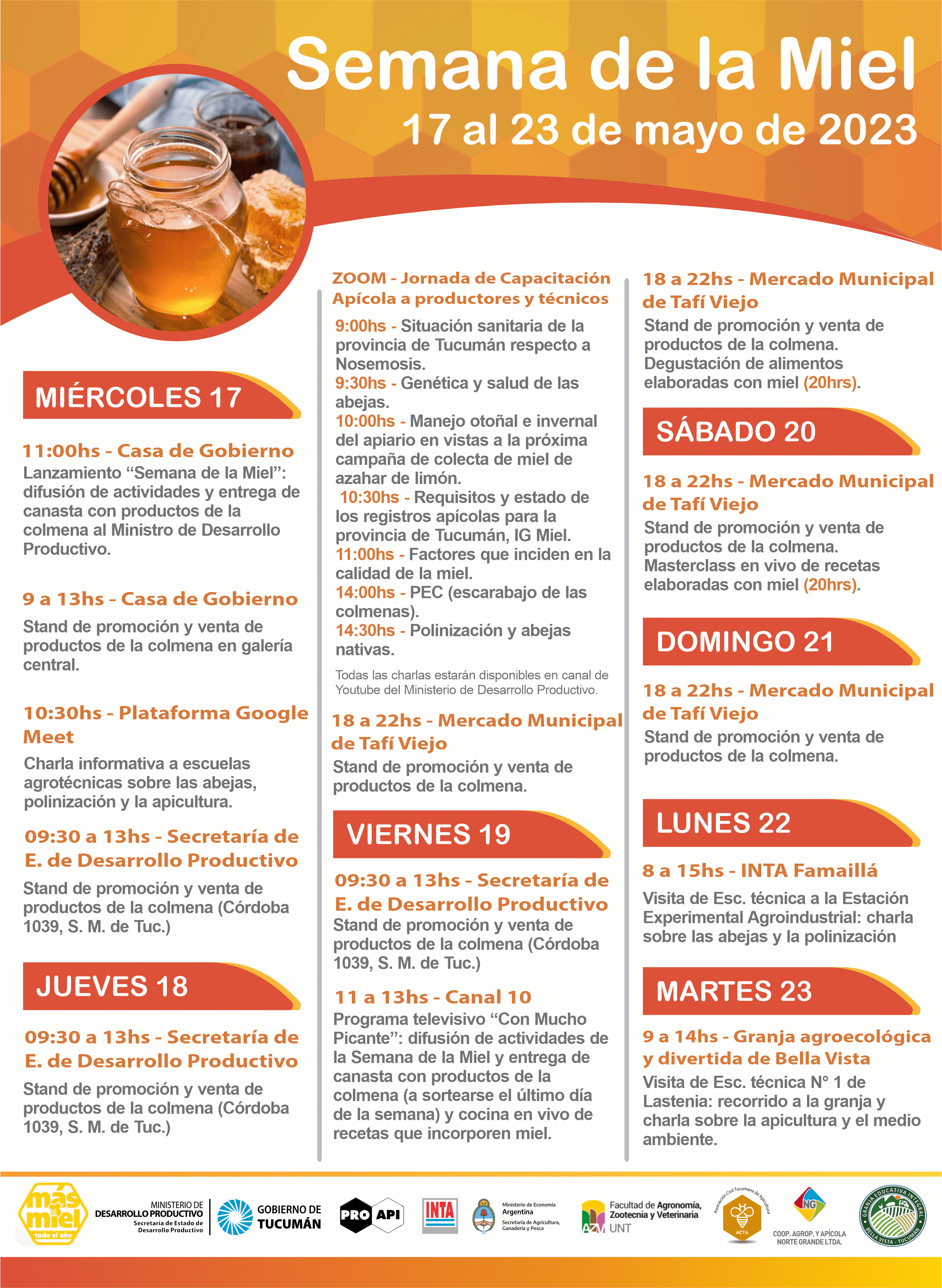 ¡MAÑANA COMIENZA LA SEMANA DE LA MIEL! - Secretaría de Producción